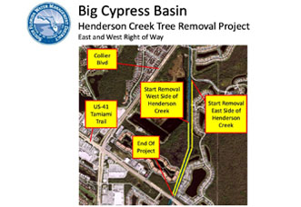 Henderson Creek Tree Map | South Florida Water Management District